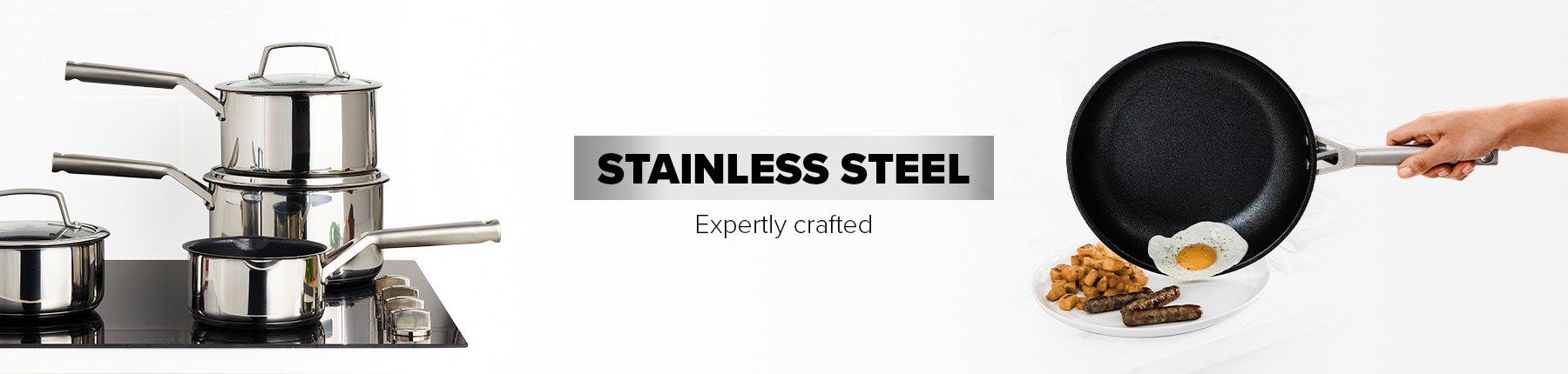 Ninja Foodi ZEROSTICK Stainless Steel Pans | Cookware - Ninja UK